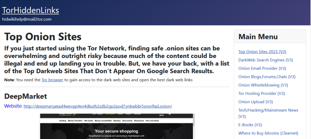 Haystak Dark Web Search Engine - Hidden Wiki